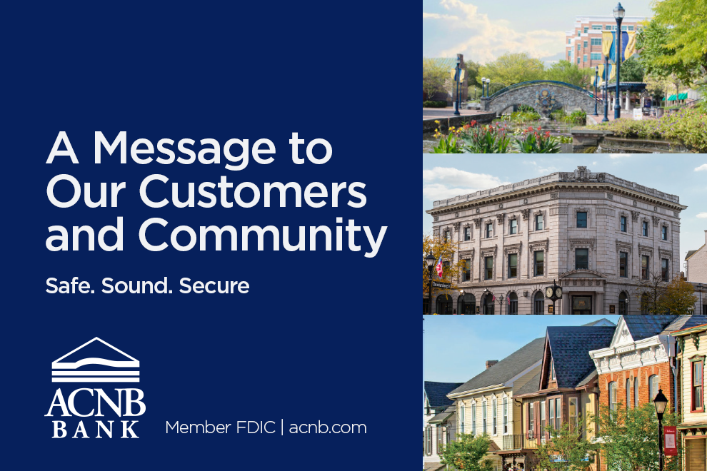 A Message to Our Customers and Community | ACNB Bank