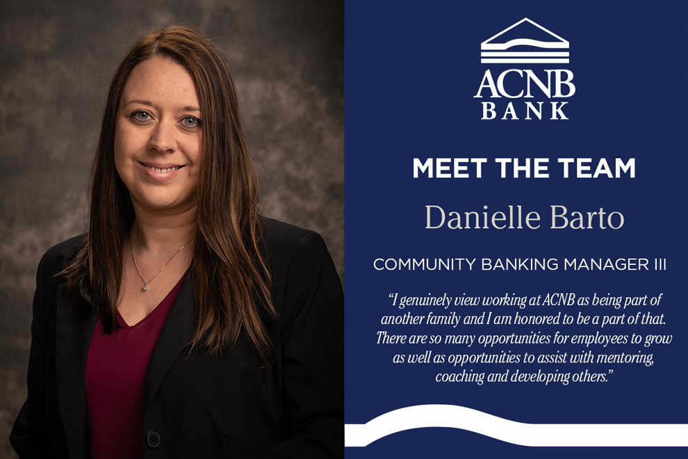 Employee Spotlight: Get to know Danielle Barto | ACNB Bank