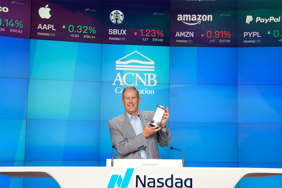 NASDAQ Closing Bell Ceremony | ACNB Bank