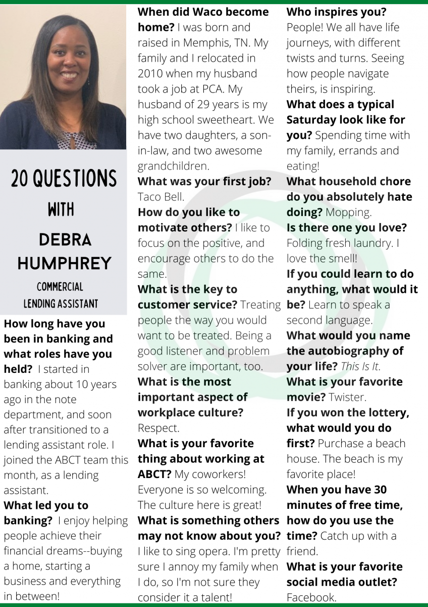 The Bank Note - May 2021 | Alliance Bank Central Texas