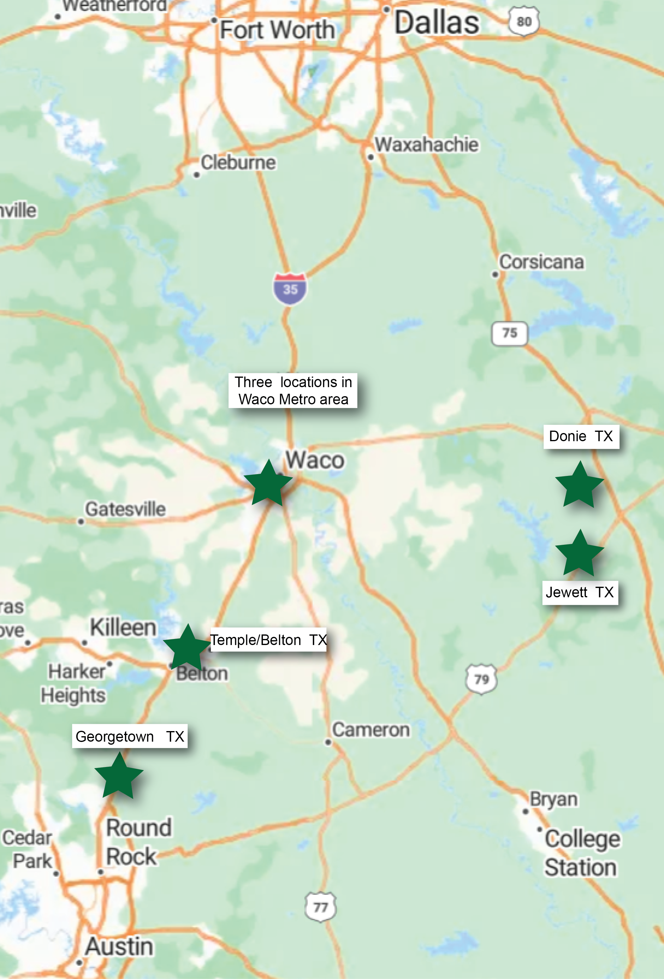 Branch Hours & Locations | Alliance Bank Central Texas