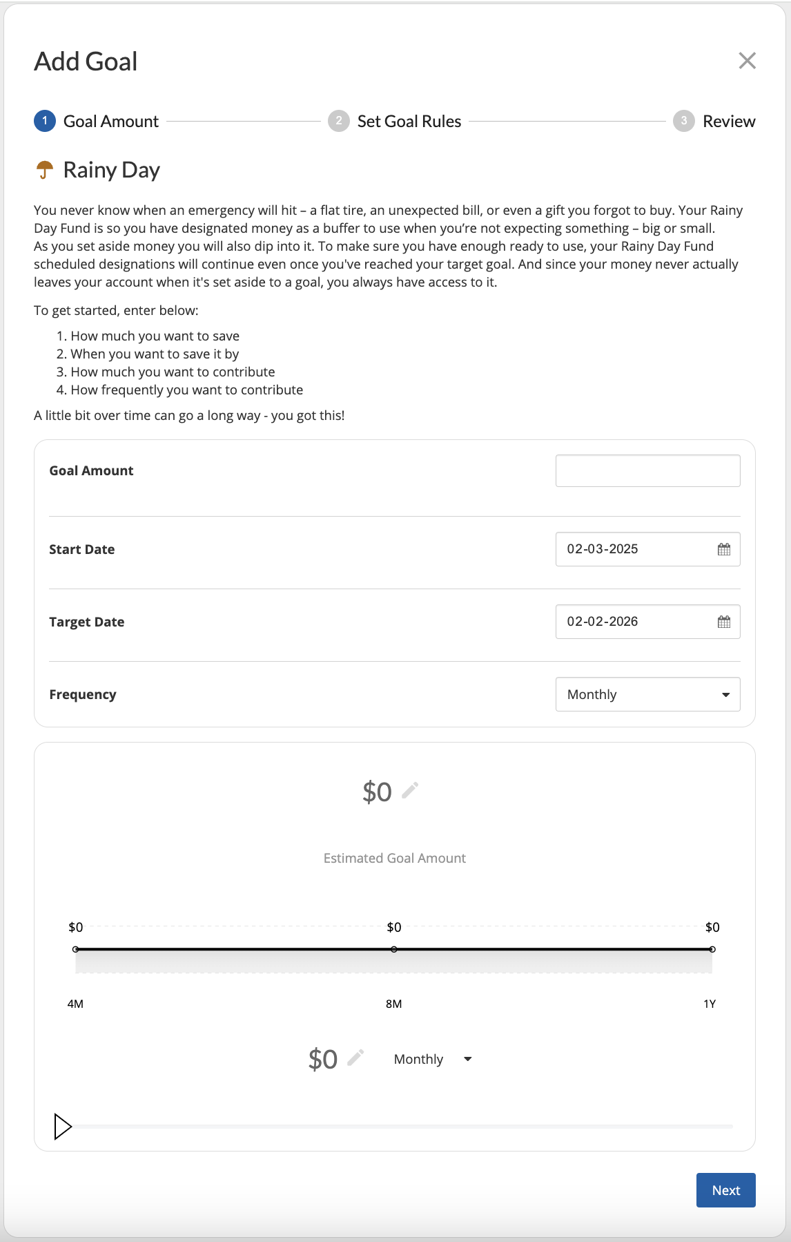Goal Builder | First Atlantic Federal Credit Union