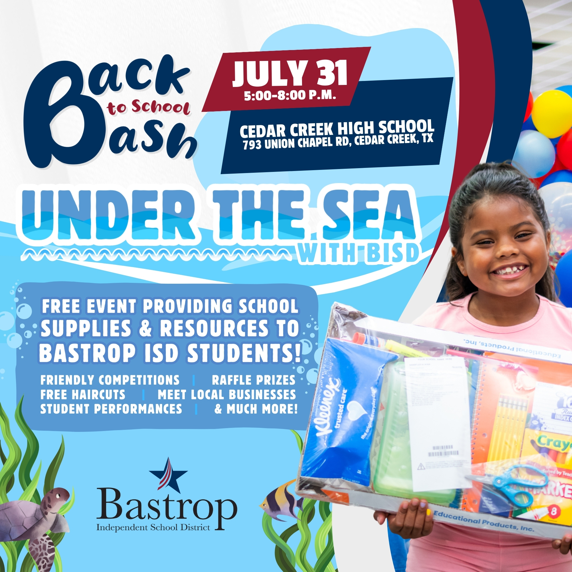 BISD: Back to School Bash | First National Bank of Bastrop