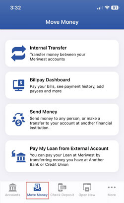 Transfers | Meriwest Credit Union