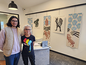 Brandon Hernandez's art featured at Plumas Bank Chico