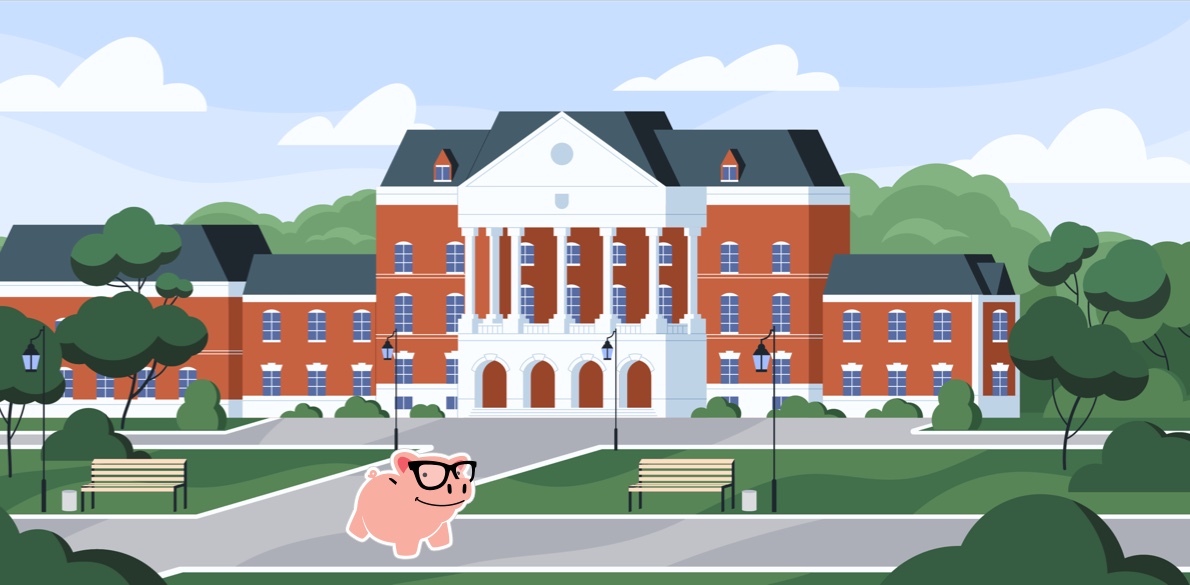 Piglet Goes to College! How to Save Money on Campus | Smarty Pig