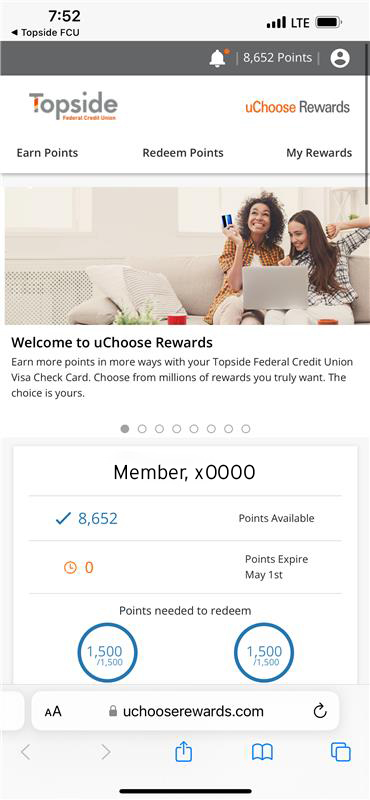 My Cards | Topside Federal Credit Union