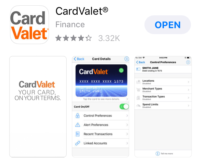 CardValet® | Traditions Bank