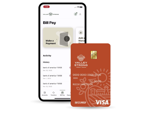 Secured Credit Card | Valley Strong Credit Union